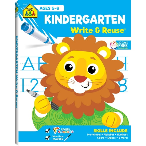 WM Kindergarten Write & Reuse: Handwriting Learning for Kids School ...