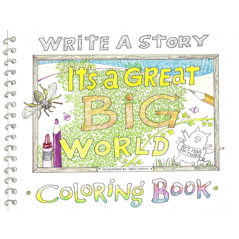 writing coloring book