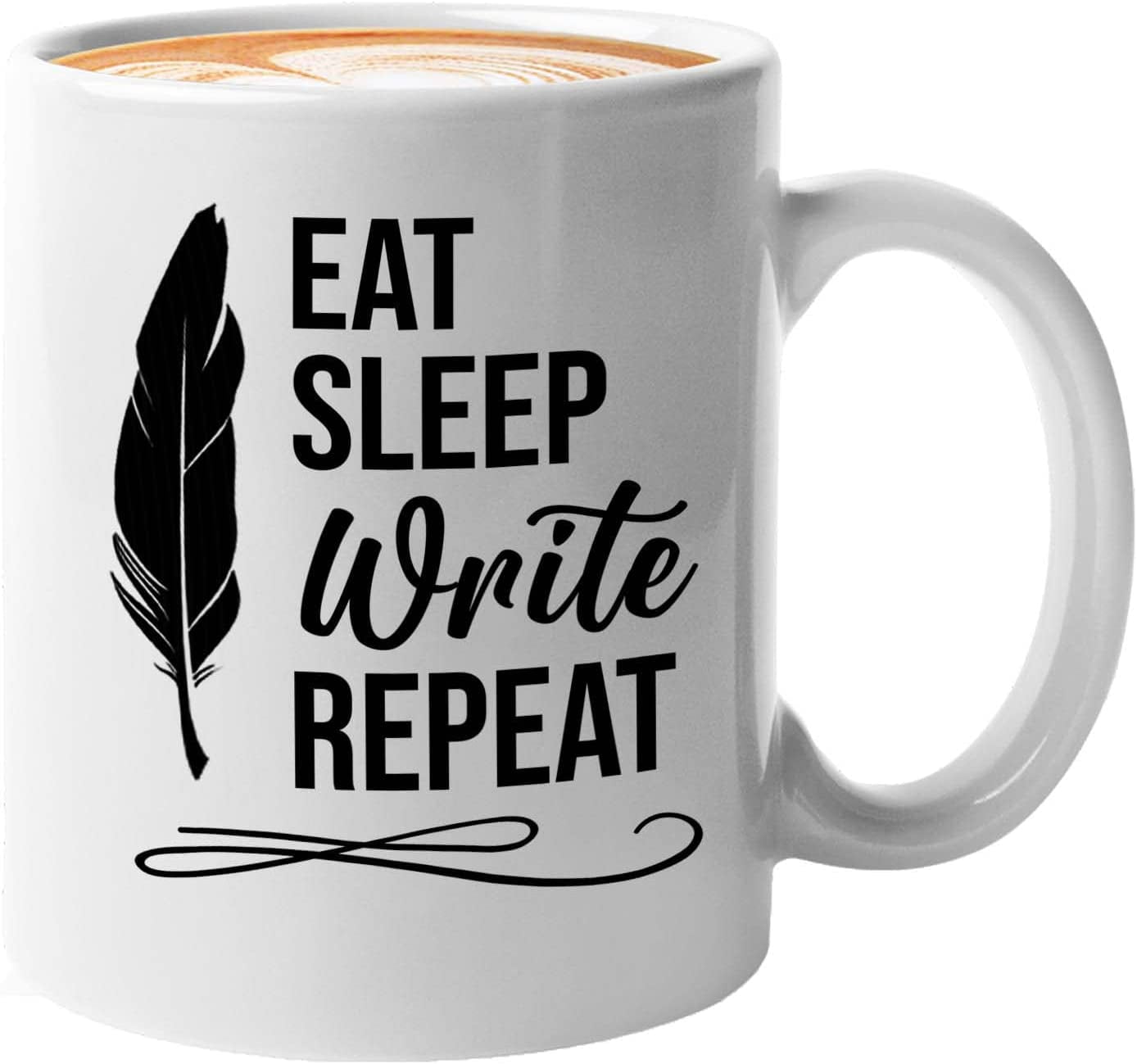 Writer Coffee Mug 11oz White - eat sleep write - Author Poet Coffee ...