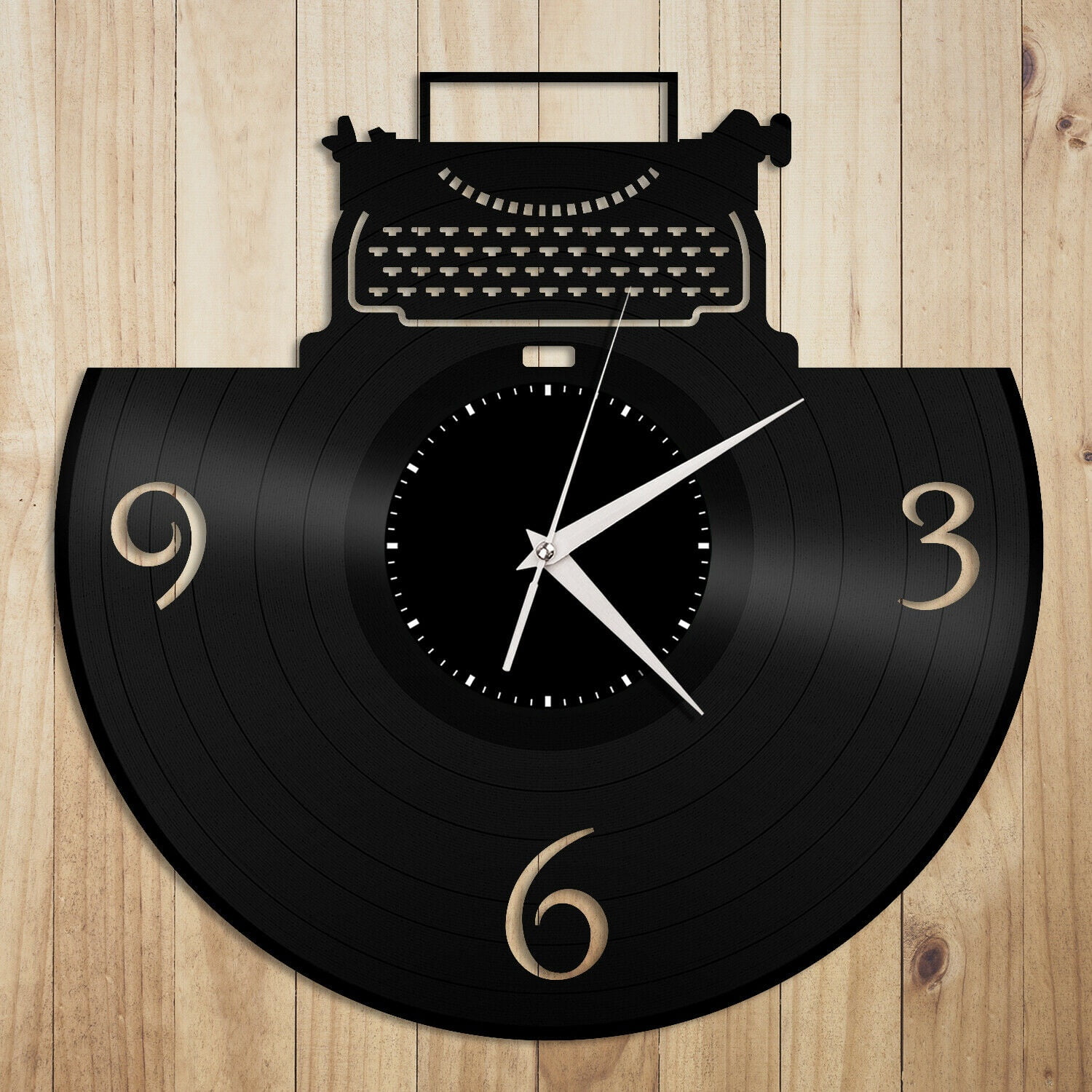Writers Clock Vinyl Wall Clock Unique Gift for Friends Home Room ...
