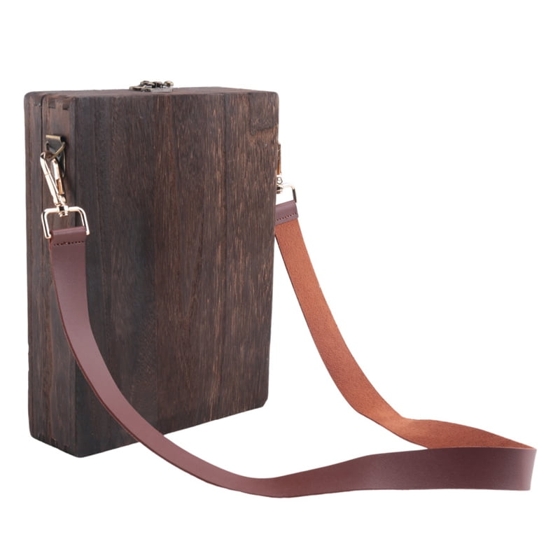 Writers Messenger Wood Box A5 Wooden Retro Trend Shoulder Bag Outdoor ...