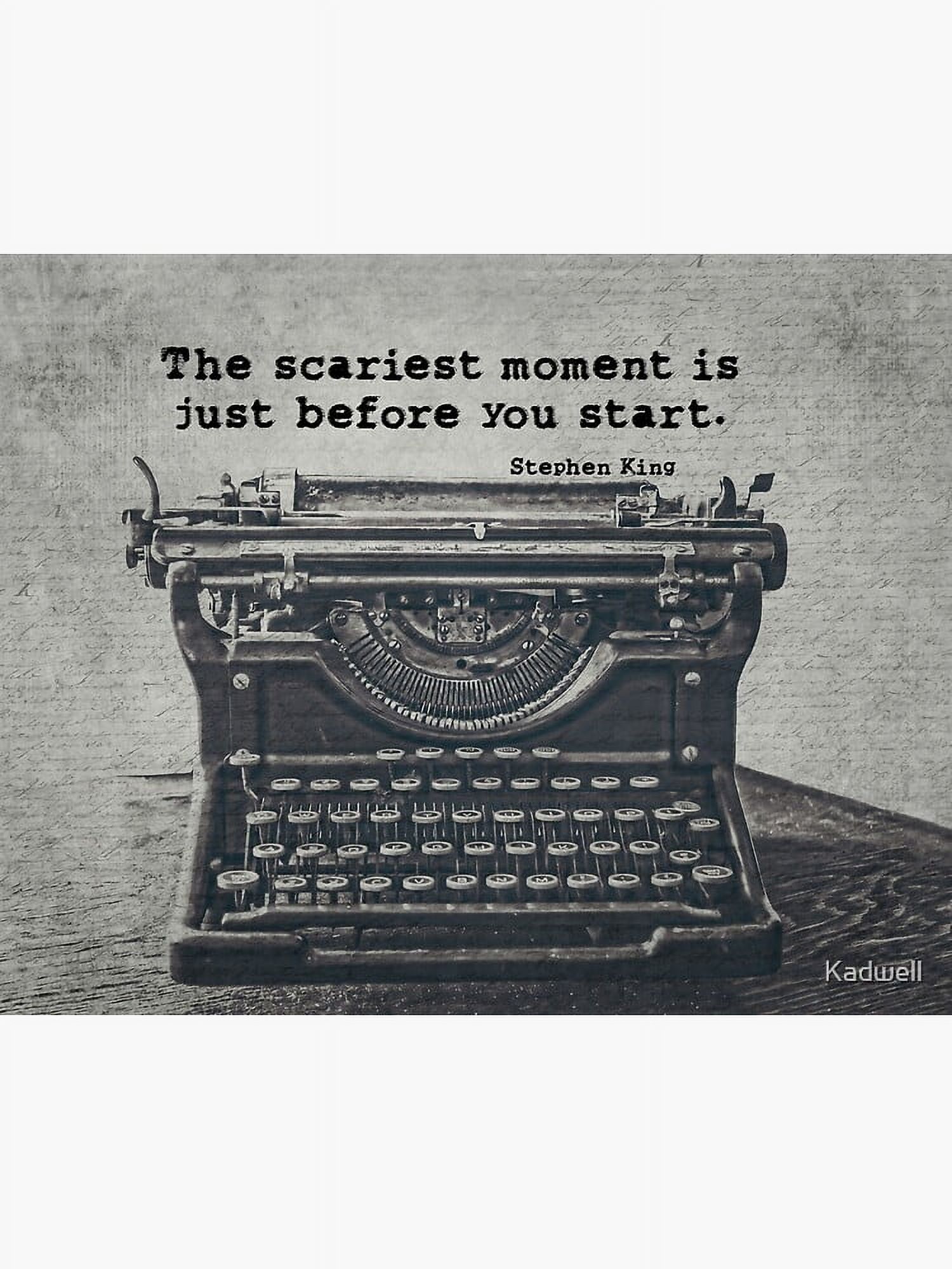 Writing According To King Modern Art Decor Unframe - Walmart.com