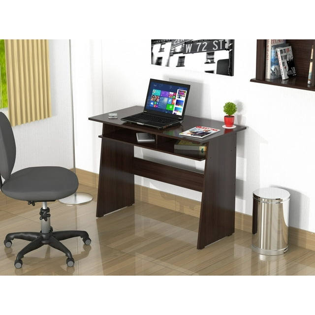 Writing Desk with Storage Area - Melamine /Engineered wood - Walmart.com