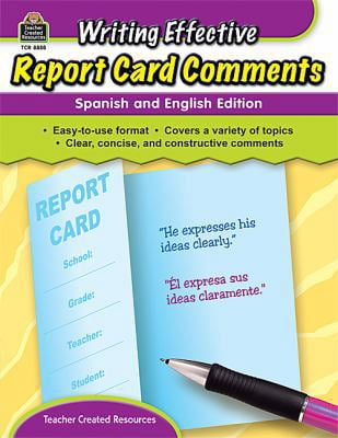 Report Card Spanish