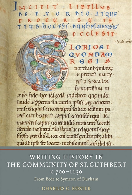 Writing History in the Middle Ages: Writing History in the Community of ...