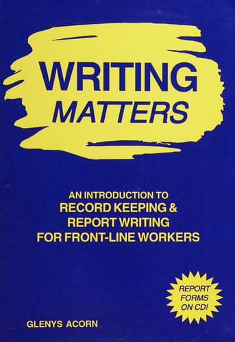 Pre-Owned Writing Matters: An Introduction to Record Keeping & Report ...
