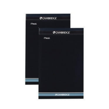 Mead® Cambridge® Stiff-Back Legal Pad, White, 8.5" x 11", 70 Sheets ...