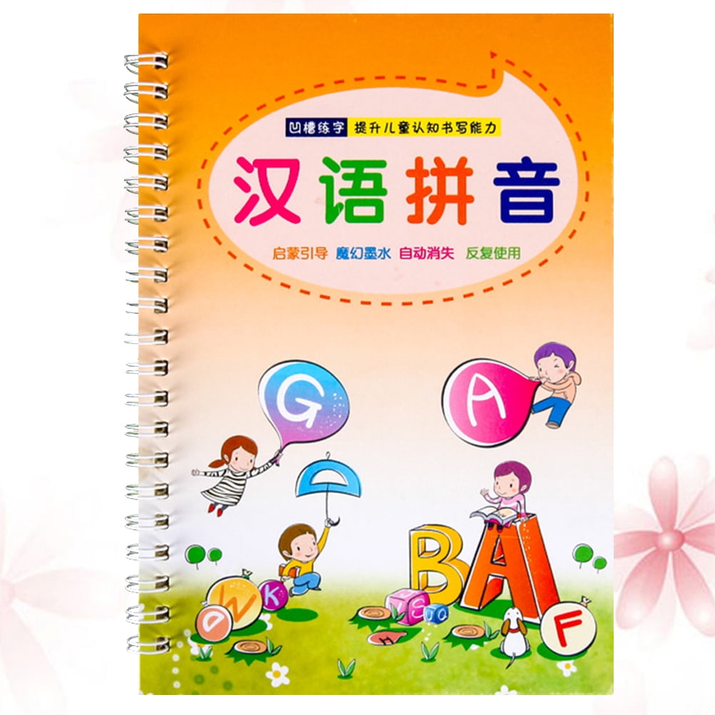 Writing Practice Book Reusable Copybook Groove Cursive Handwriting ...