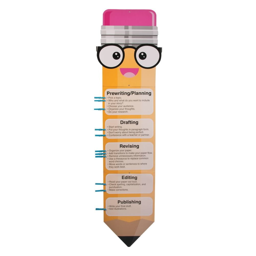 Fun Express Writing Process Chart Set, 31 Pieces, Classroom Aid for ...