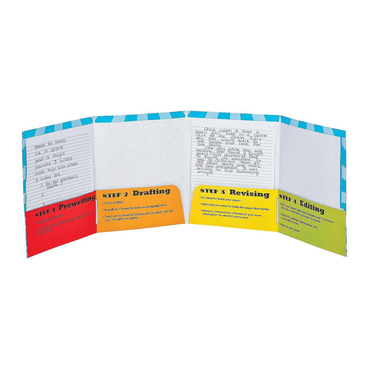 Writing Process Pocket Folder - Educational - 12 Pieces - Walmart.com