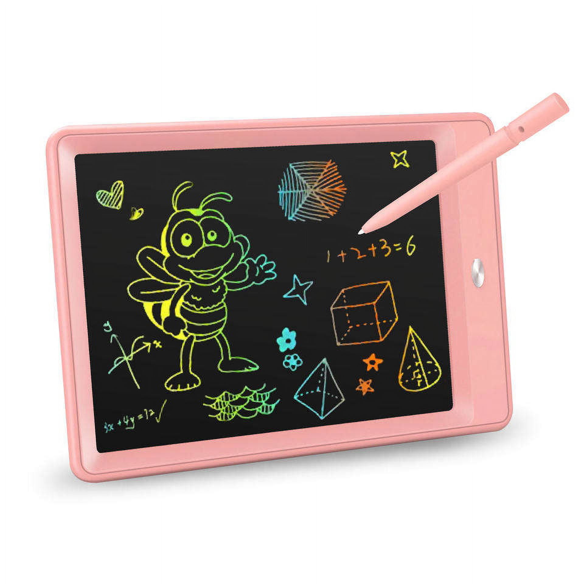 Writing Tablet Doodle Board, 10inch Colorful Drawing Tablet Writing Pad ...