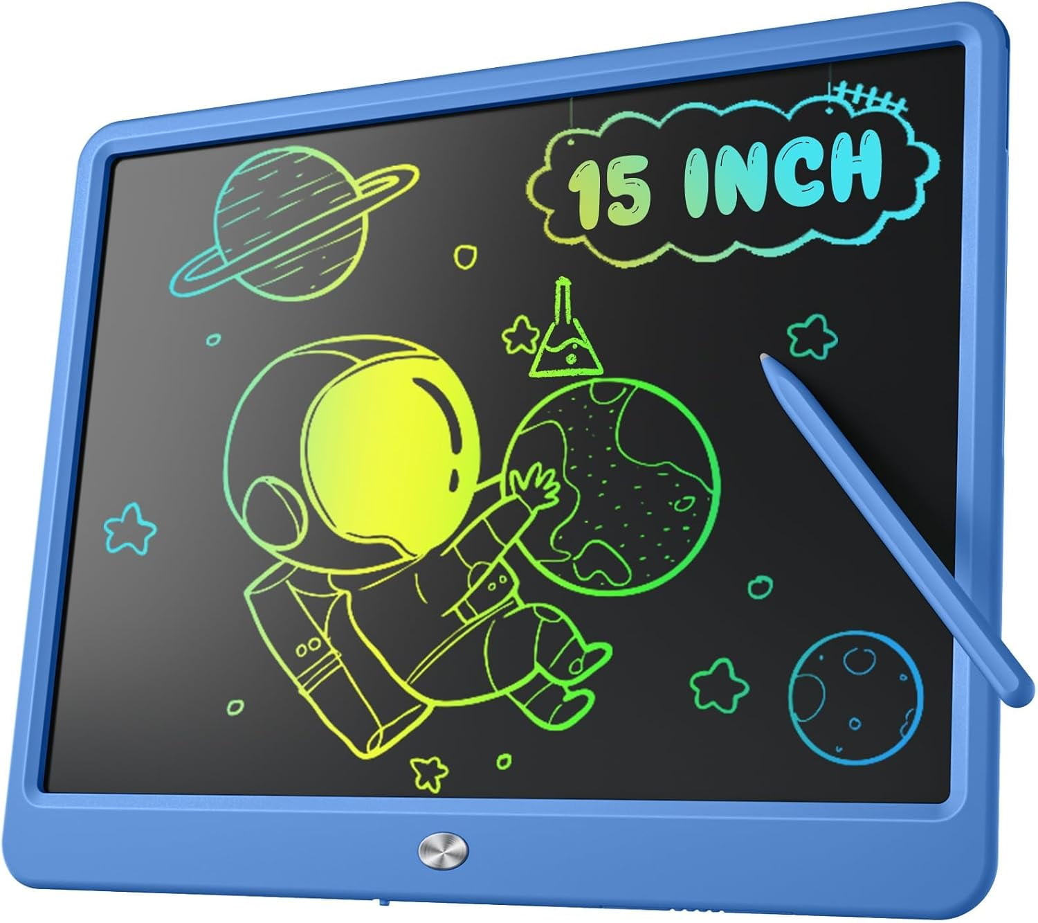Writing Tablet for Kids, 15 Inch Large Screen Doodle Board, Colorful ...