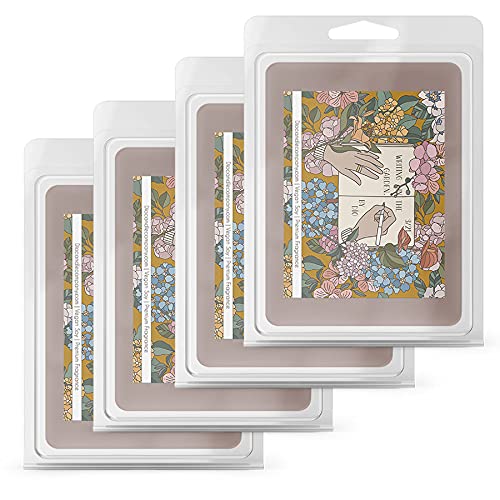 Writing in the Garden Wax Melts (4 Pack) Lily Paper and Dew Scented Soy ...