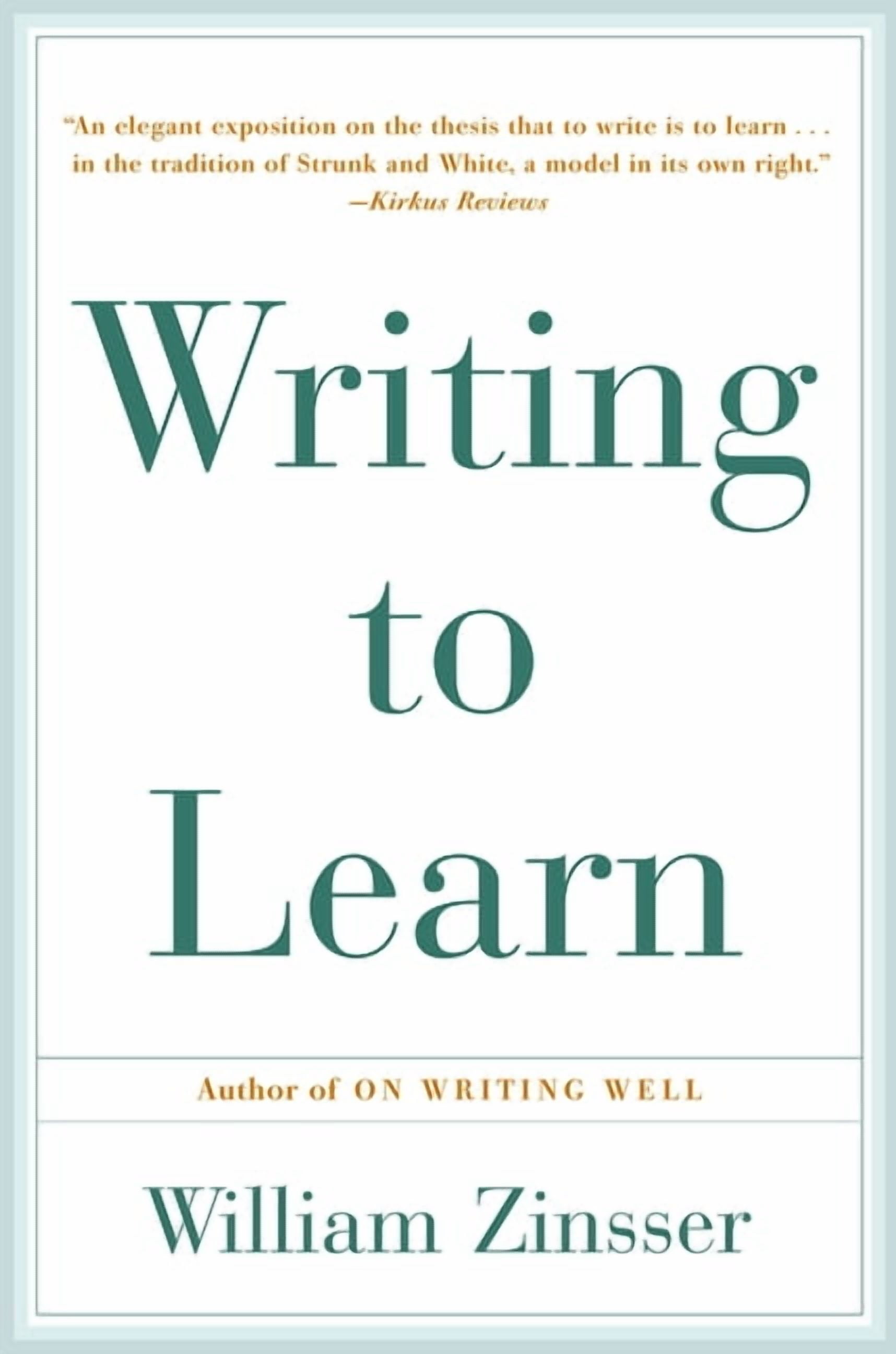 Writing to Learn, (Paperback) - Walmart.com