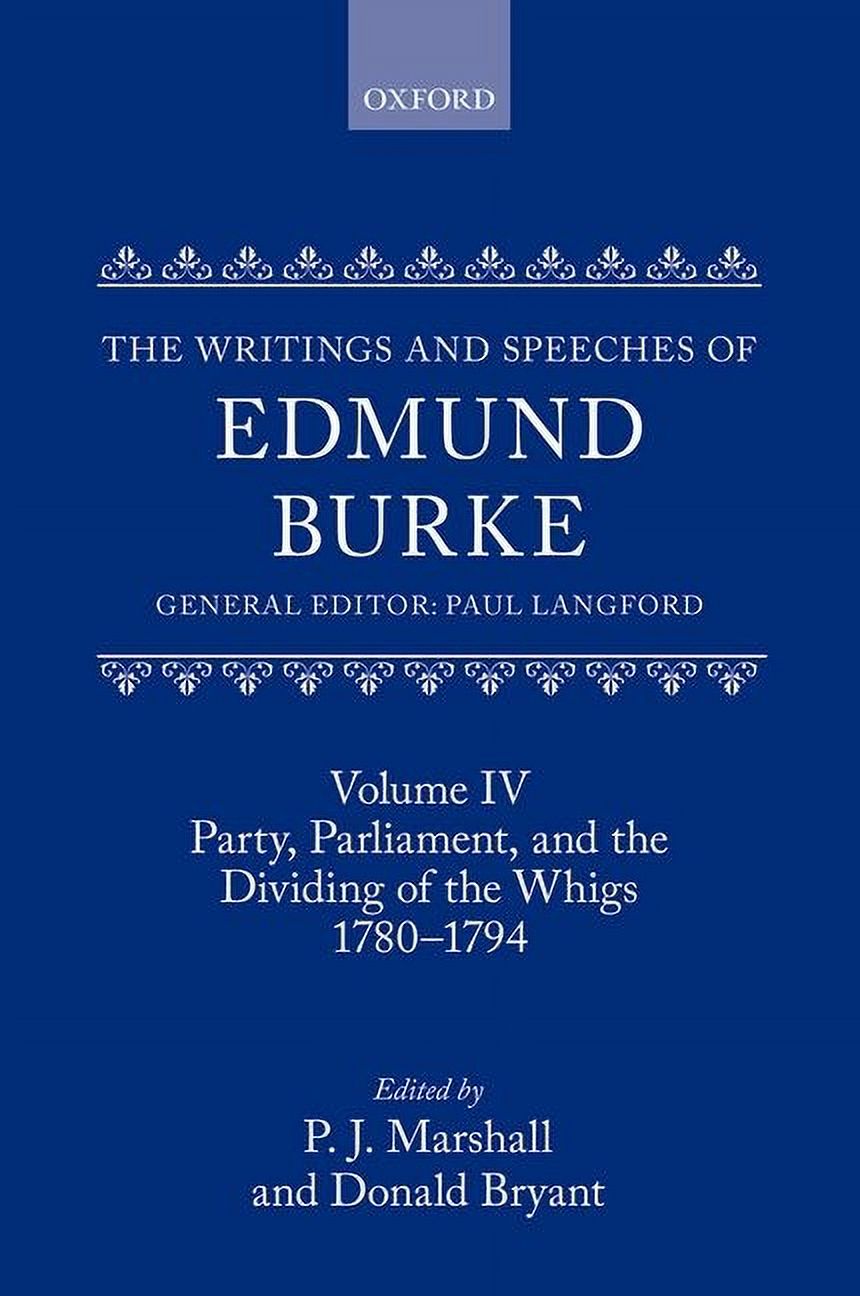 Writings and Speeches of Edmund Burke - Walmart.com
