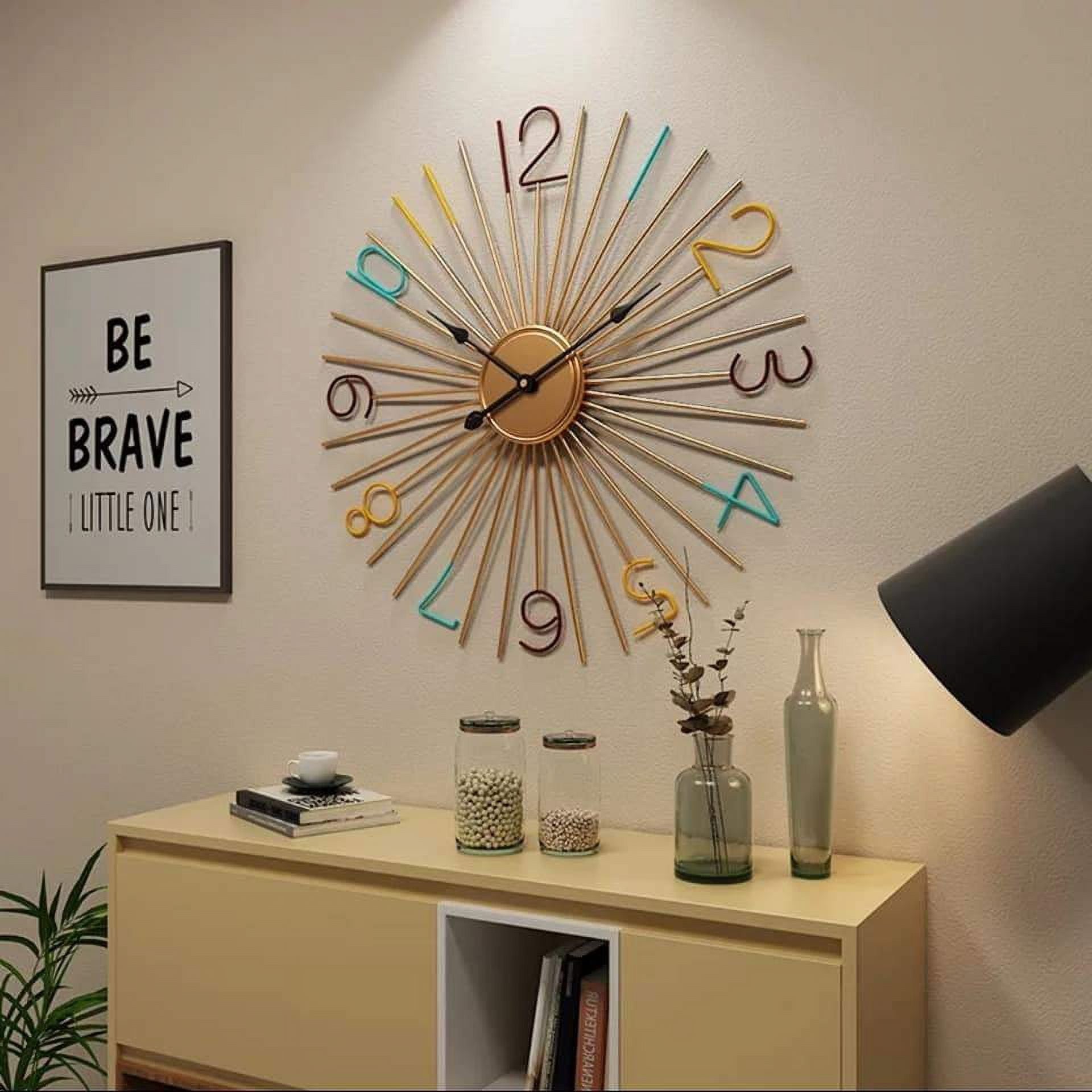 Writings on the Wall Spikes Wall Clock, Stylish and Latest, Handmade ...