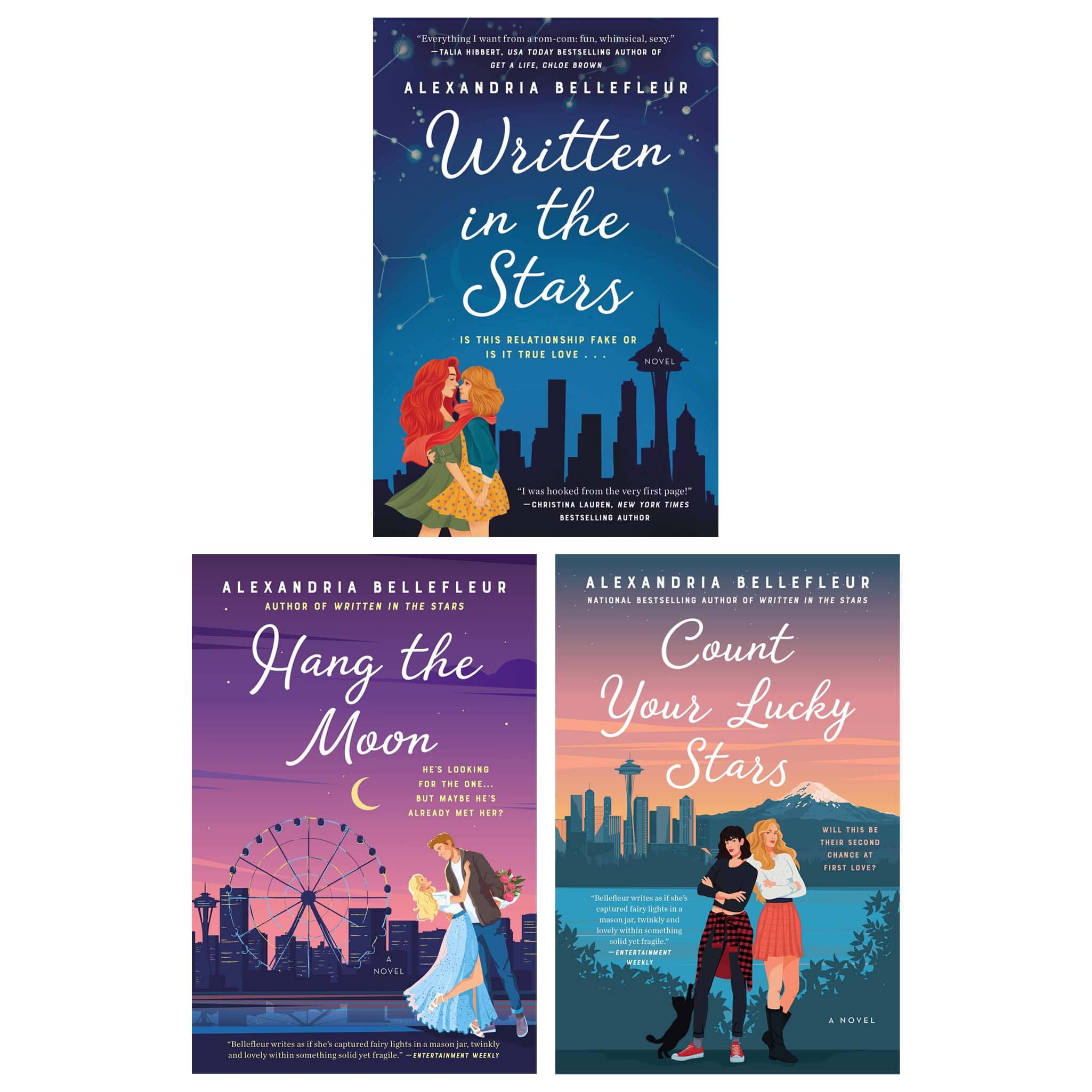 Written in the Stars 3 Books Collection Set By Alexandria Bellefleur ...