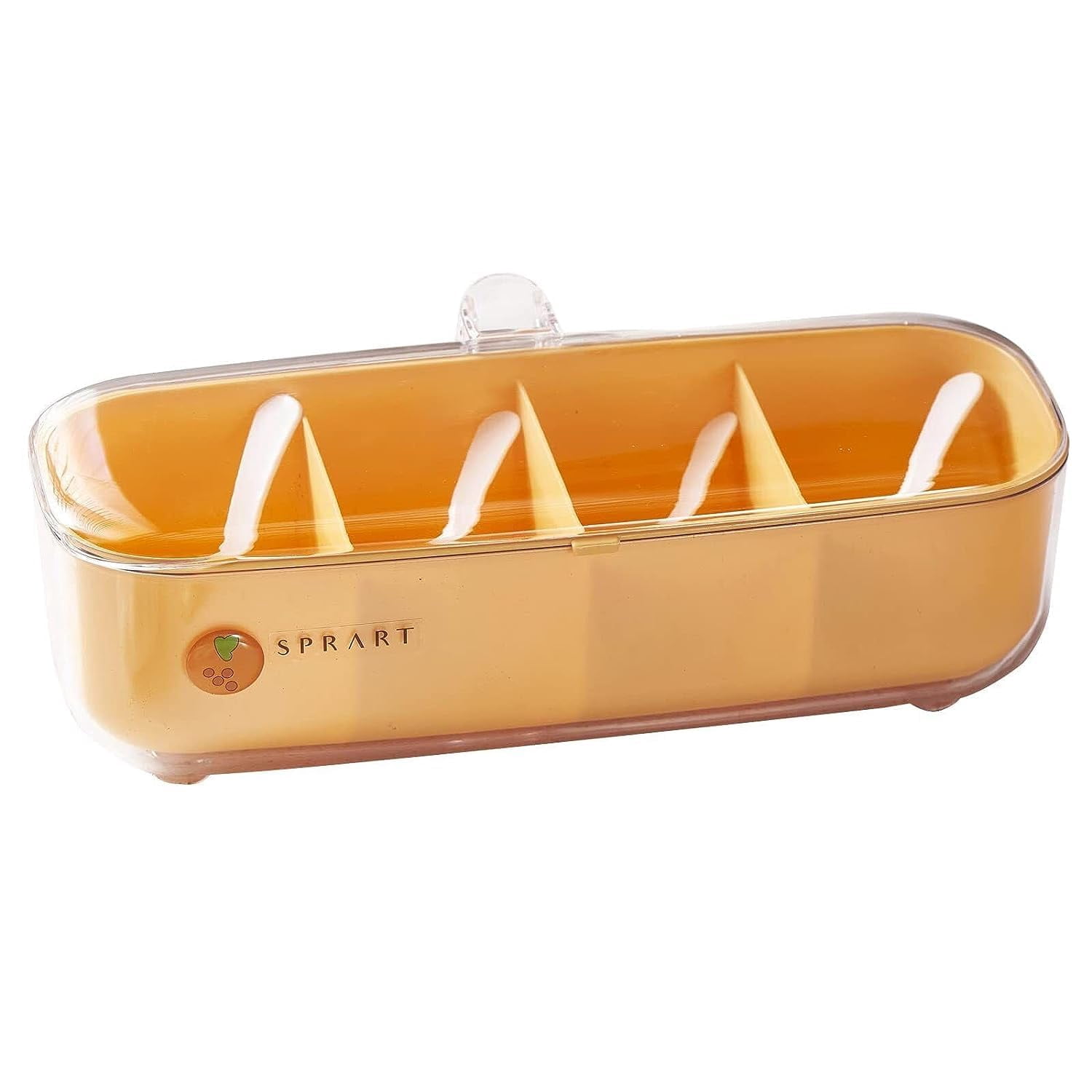 Wrixty Crystal Seasoning Box With Lid Kitchen Acrylic Transparent Spice ...