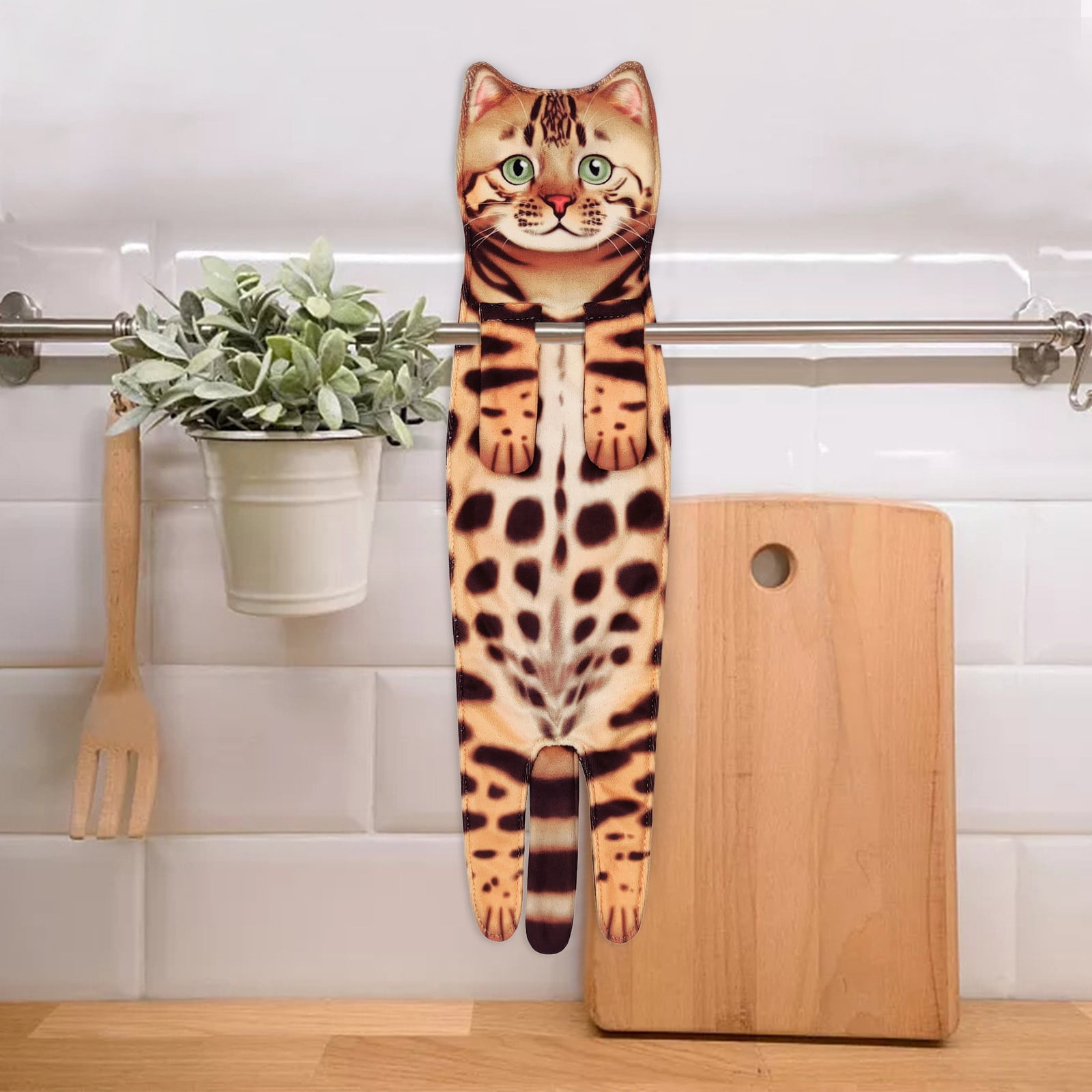 Wrjufa Cute Cats Hand Towel For Bathroom Kitchen - Cute Decorative Cats ...