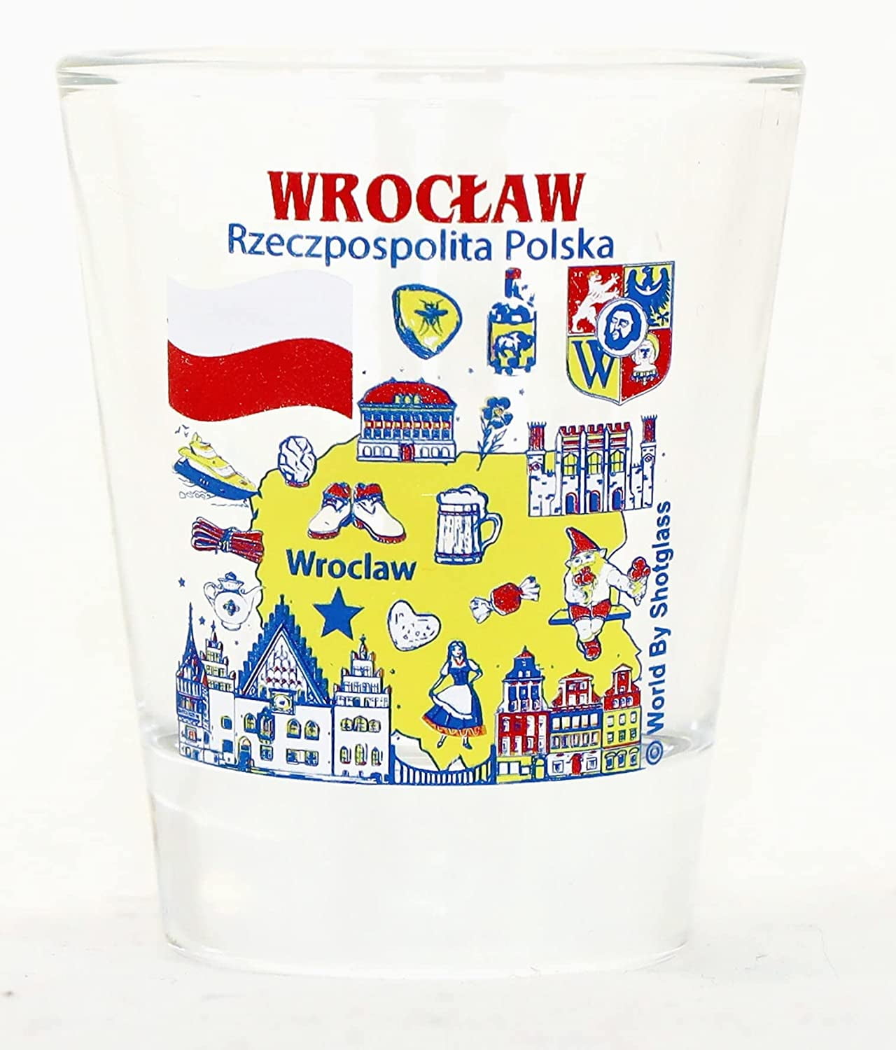 Wroclaw Poland Great Polish Cities Collection Shot Glass - Walmart.com