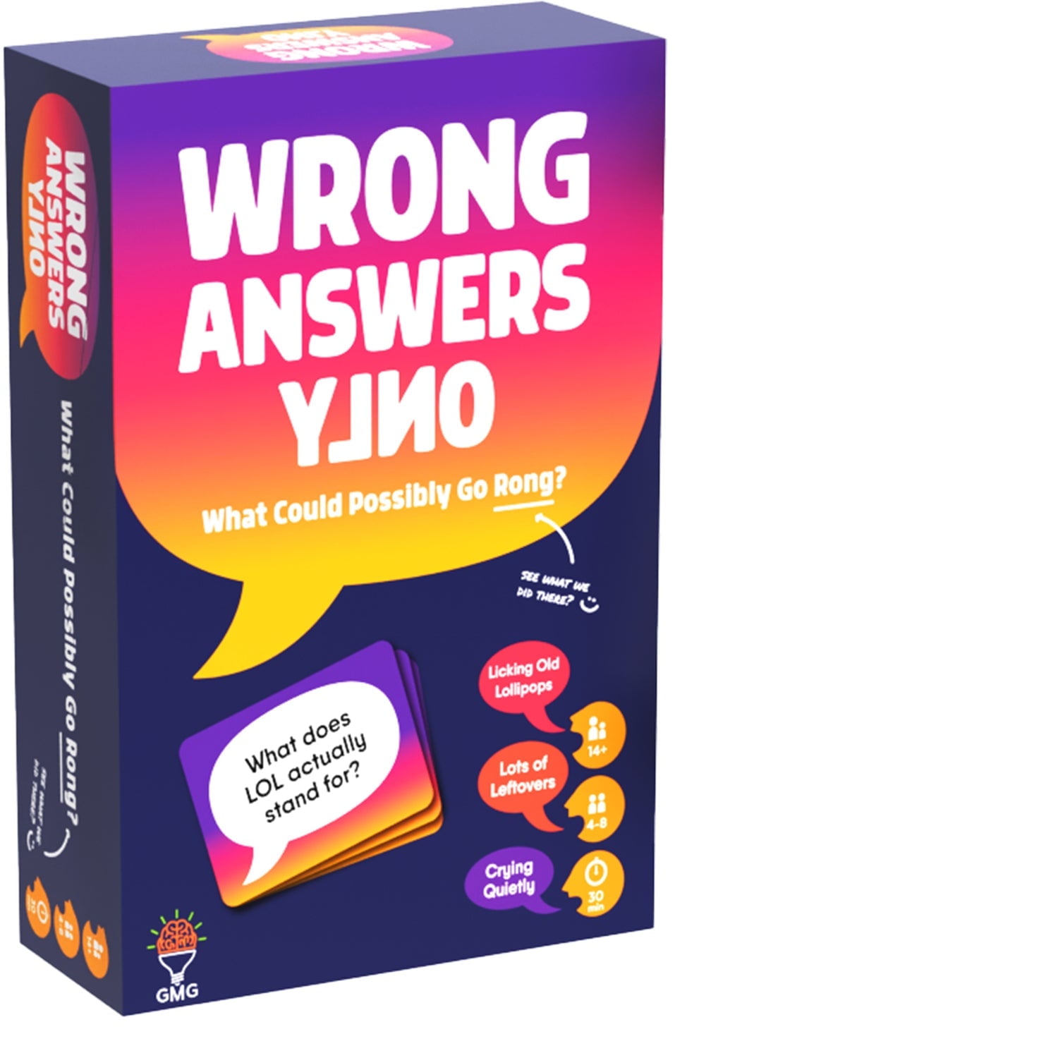 Wrong Answers Only Party Game for Ages 14 and up, from Asmodee - Walmart.com