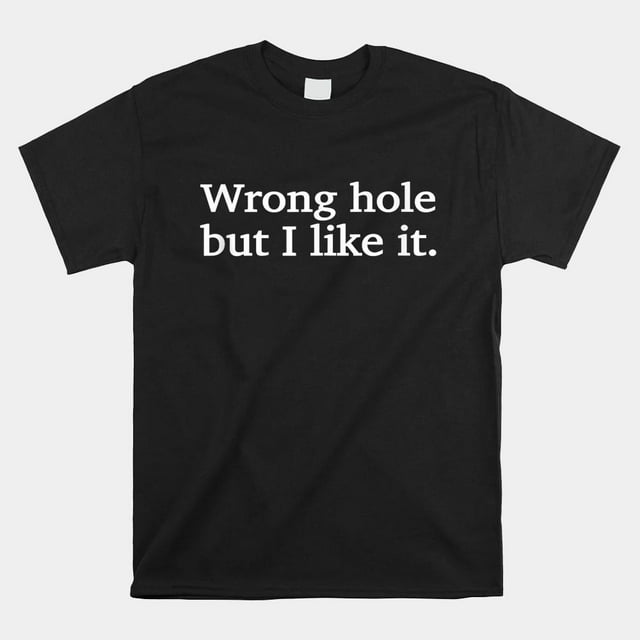 Wrong Hole But I Like It Shirt