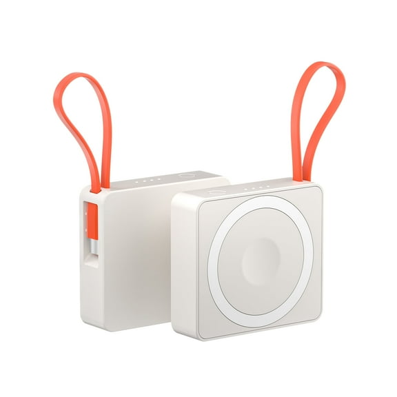 45W Power Bank 20000mAh, Portable Travel Charger Built-in USB C Cable ...