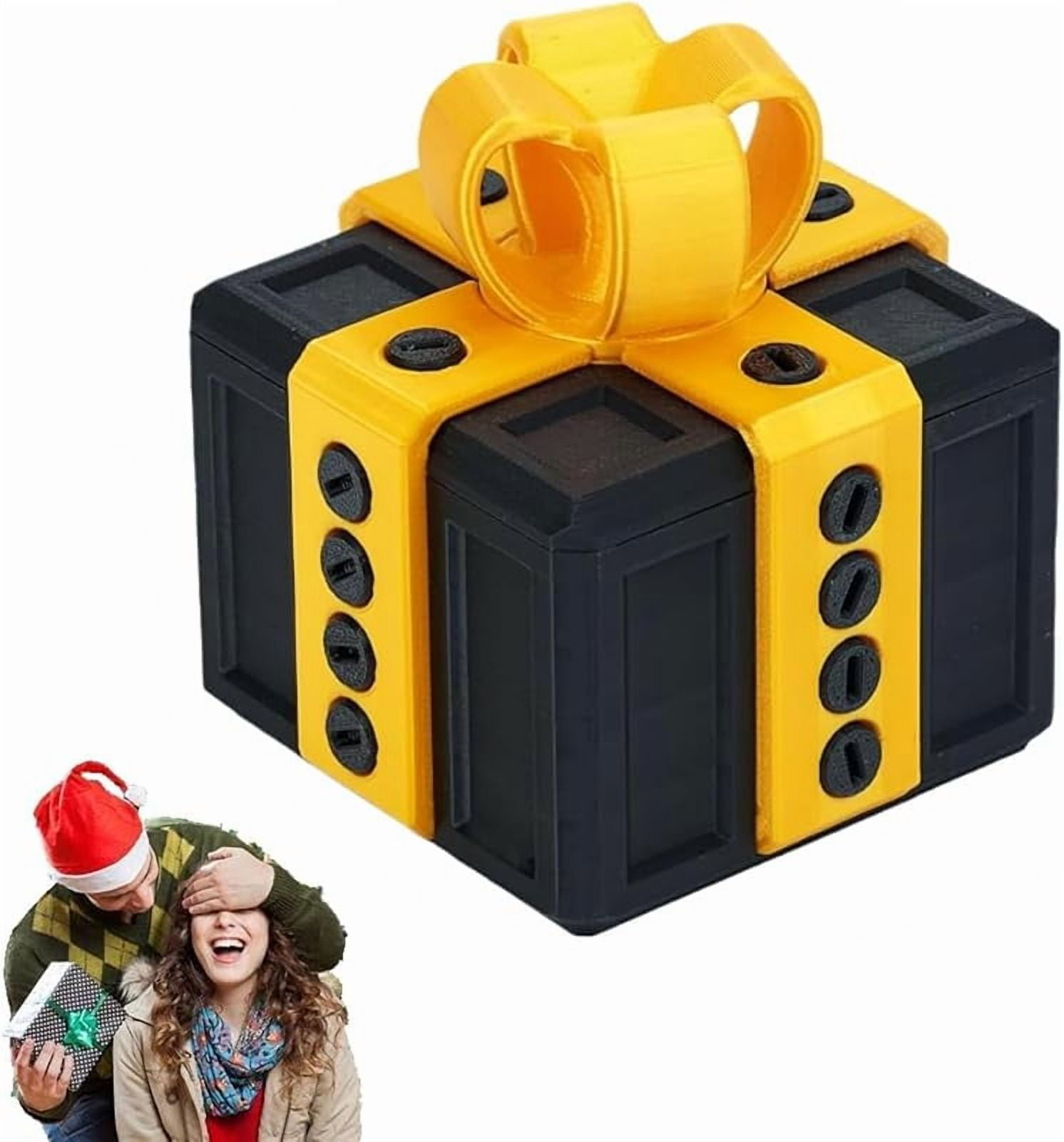 Wrongduck Annoying Gift Box, 3D Printed Prank Screw Puzzle Box with ...