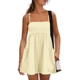 Wrongduck Casual Sleeveless Romper for Women Wide Leg Summer Jumpsuit ...