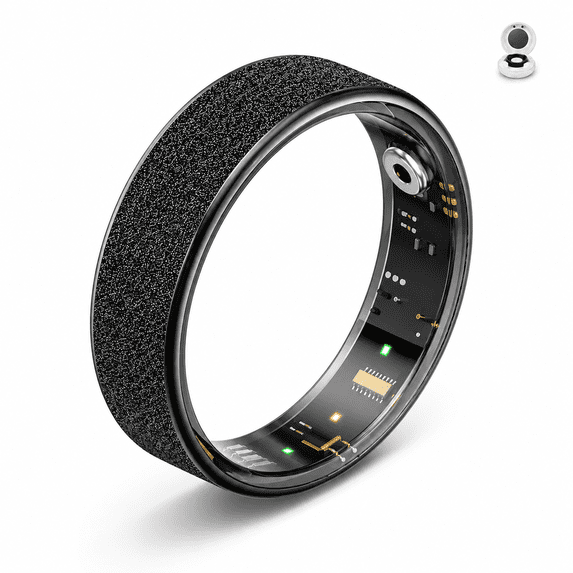 Wrongduck Fitness Tracking Ring Smart Wearable for Women Waterproof ...