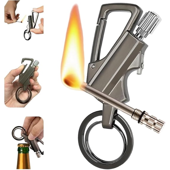 Wrongduck Infinite Keychain Lighter, Reusable Waterproof Permanent ...