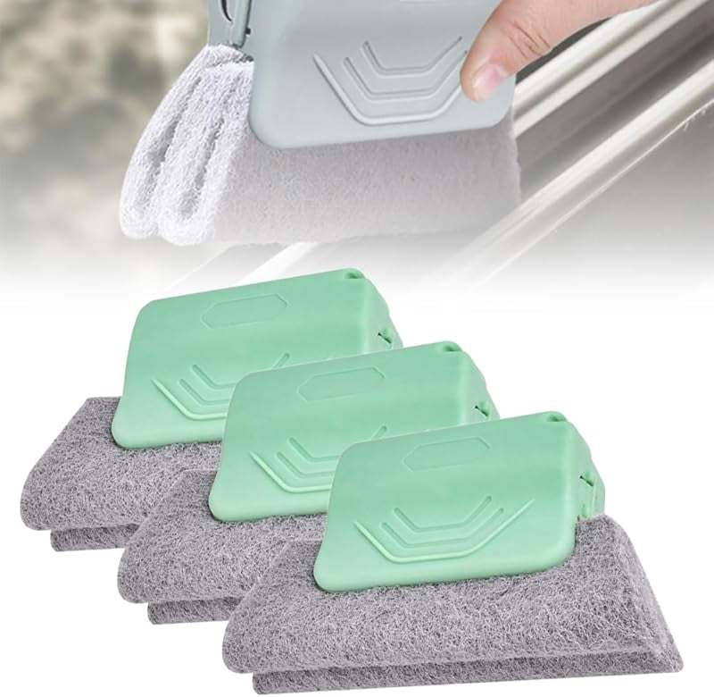 Wrongduck Magic Window Track Cleaner, 2025 Upgraded Handheld Cleaning ...