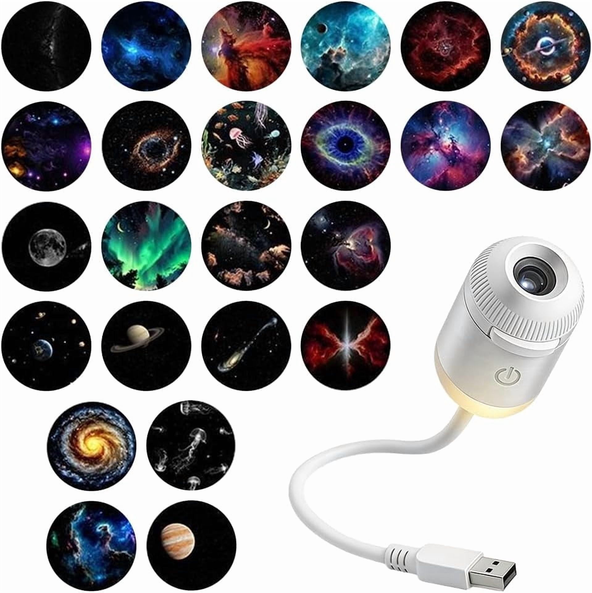 Wrongduck Mini Galaxy Night Light Projector USB LED Starry Sky Lamp ...