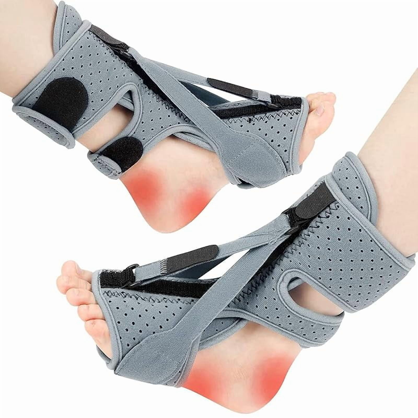 Wrongduck Plantar Fasciitis Night Splint – Adjustable Foot Brace with 3 ...