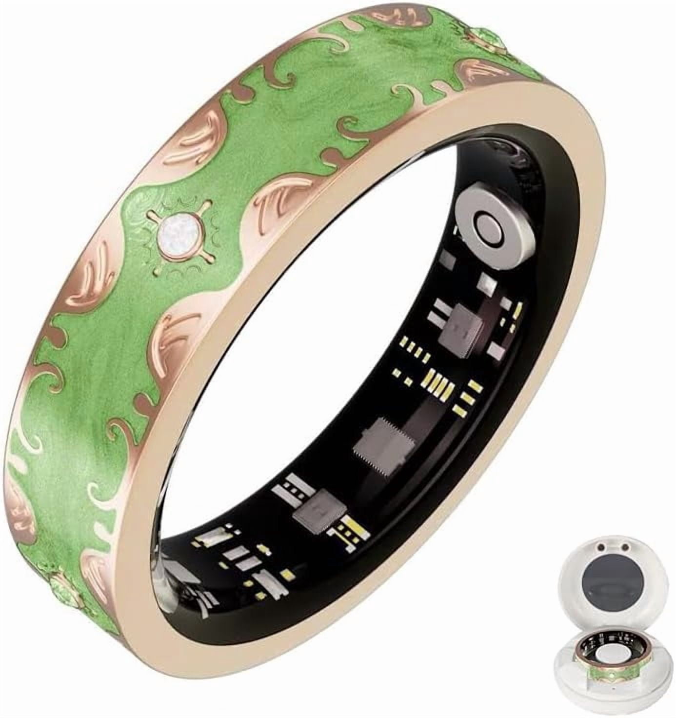 Wrongduck Retro Bluetooth Fitness Tracking Ring for Women IP68 ...