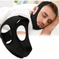 Wrongduck Sleep Support Chin Strap, Adjustable Breathable Head Wrap for ...