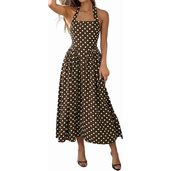 Wrongduck Women Vintage Polka Dot Dress 2026 Upgrade Retro A-Line ...