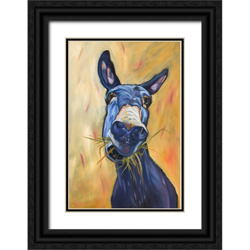 Wronski, Kathryn 17x24 Black Ornate Wood Framed with Double Matting ...