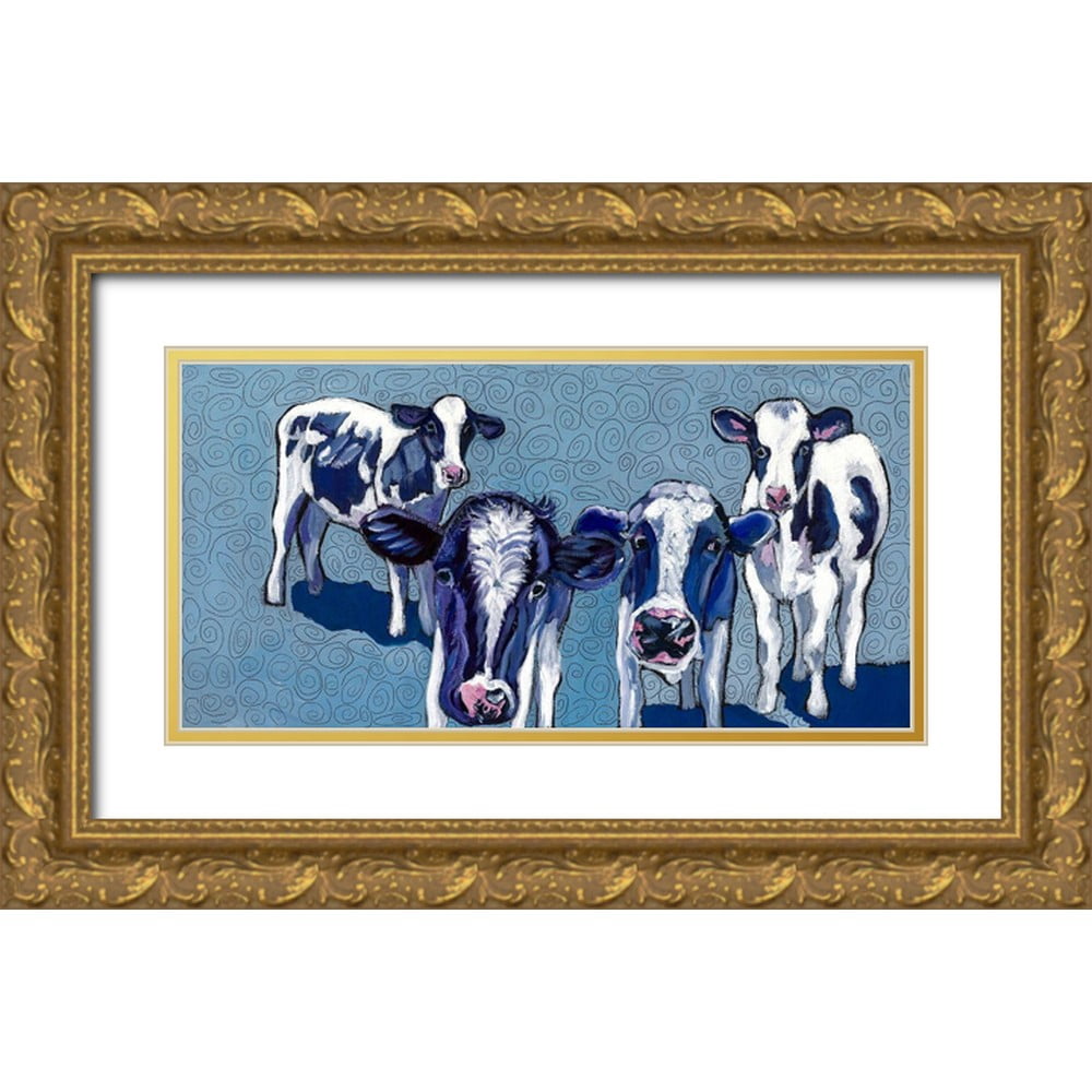 Wronski, Kathryn 18x11 Gold Ornate Wood Framed with Double Matting ...