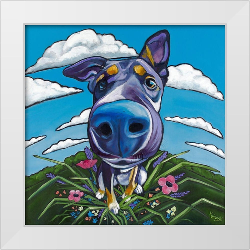 Wronski, Kathryn 20x20 White Modern Wood Framed Museum Art Print Titled ...