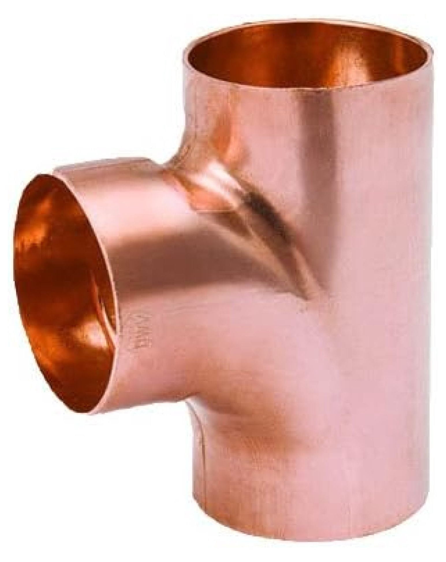 Wrot Copper Pipe Fitting, DWV Sanitary Tee, 90-Degree, 1-1/2-In ...