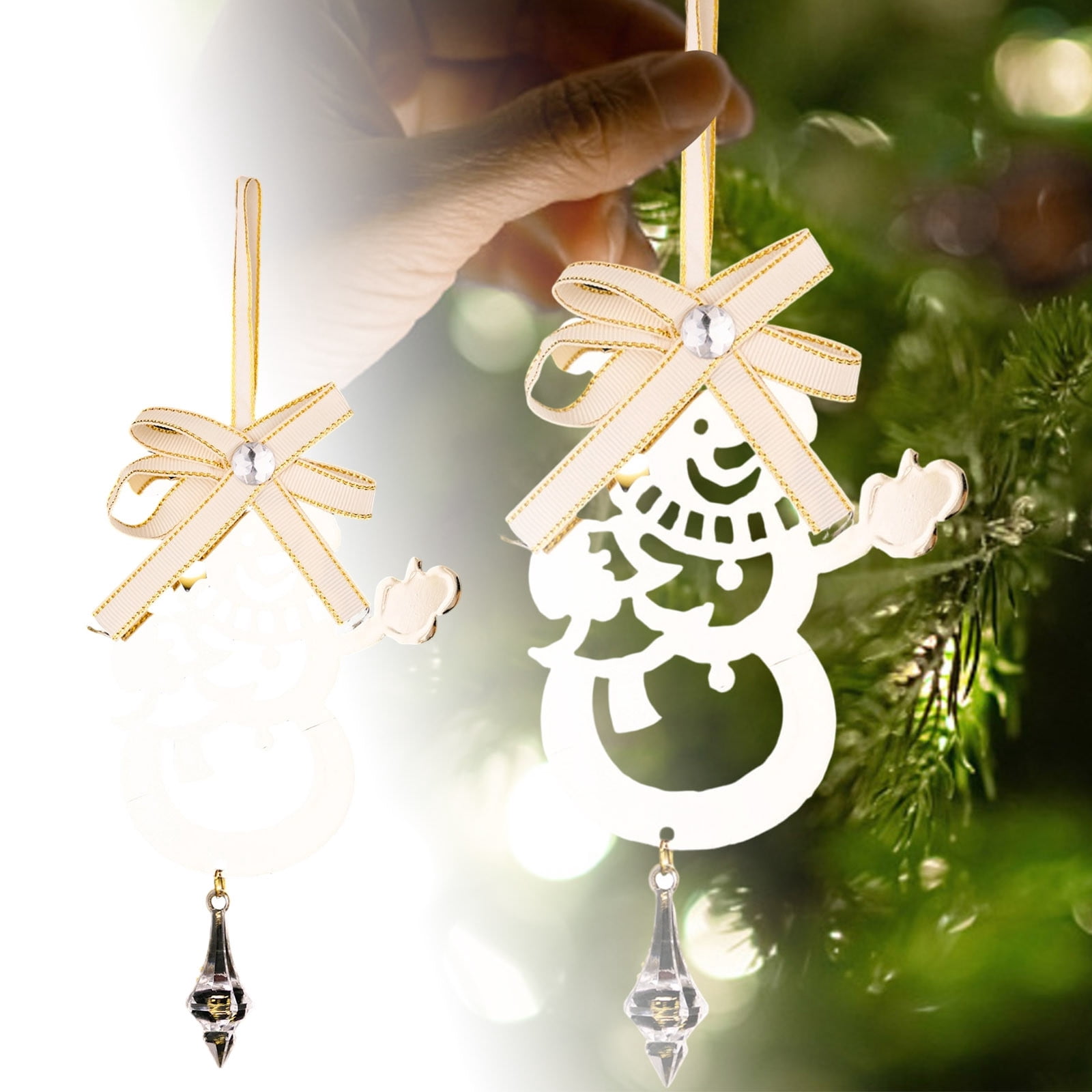 Wrought Icicle Pendant Hanging Ornament For Home Garden Party Festive ...