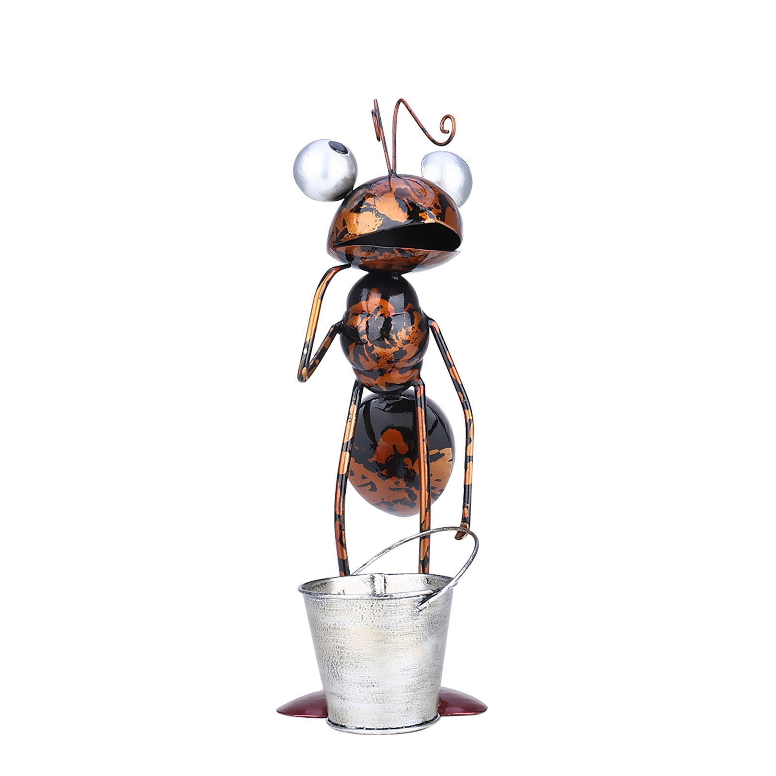 Wrought Iron Ant Garden Ornaments, Movable Metal Insect Decor for ...