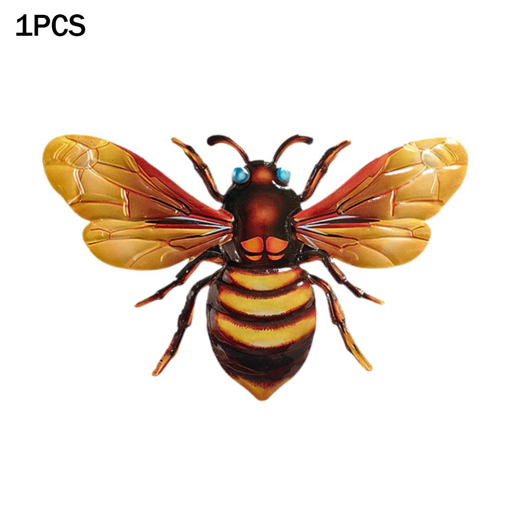 Wrought Iron Bee Decoration Indoor Outdoor Art,Hanging Home Window ...