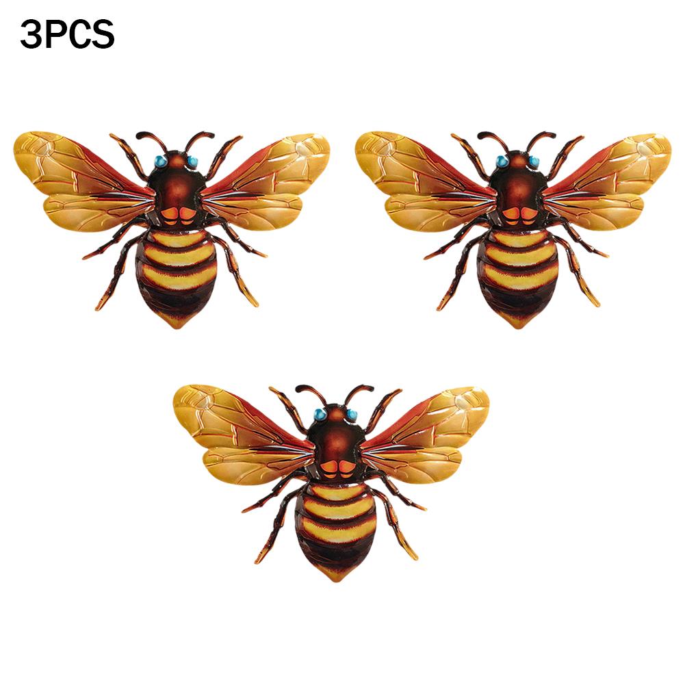 Wrought Iron Bee Decoration Indoor Outdoor Art,Hanging Home Window ...