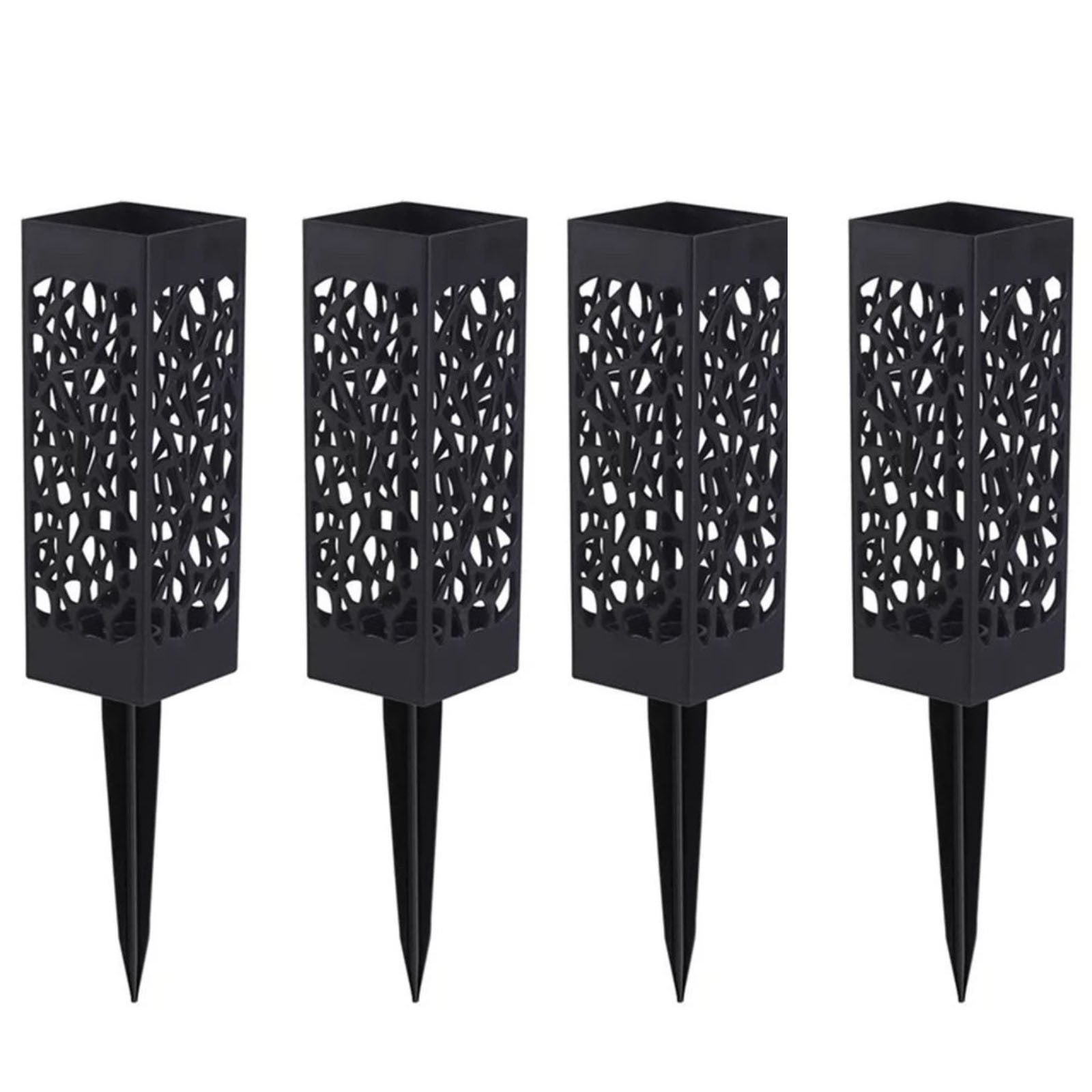 Wrought Iron Cemetery Flower Basket with Spiked Base, Memorial Garden ...