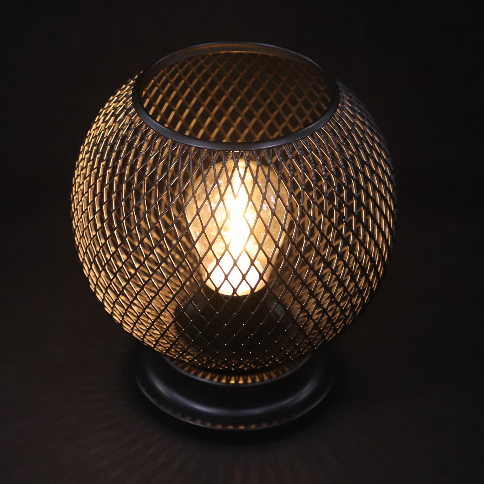 Wrought Iron Decoration for Bedroom Creative Hollow Spray Paint Night ...