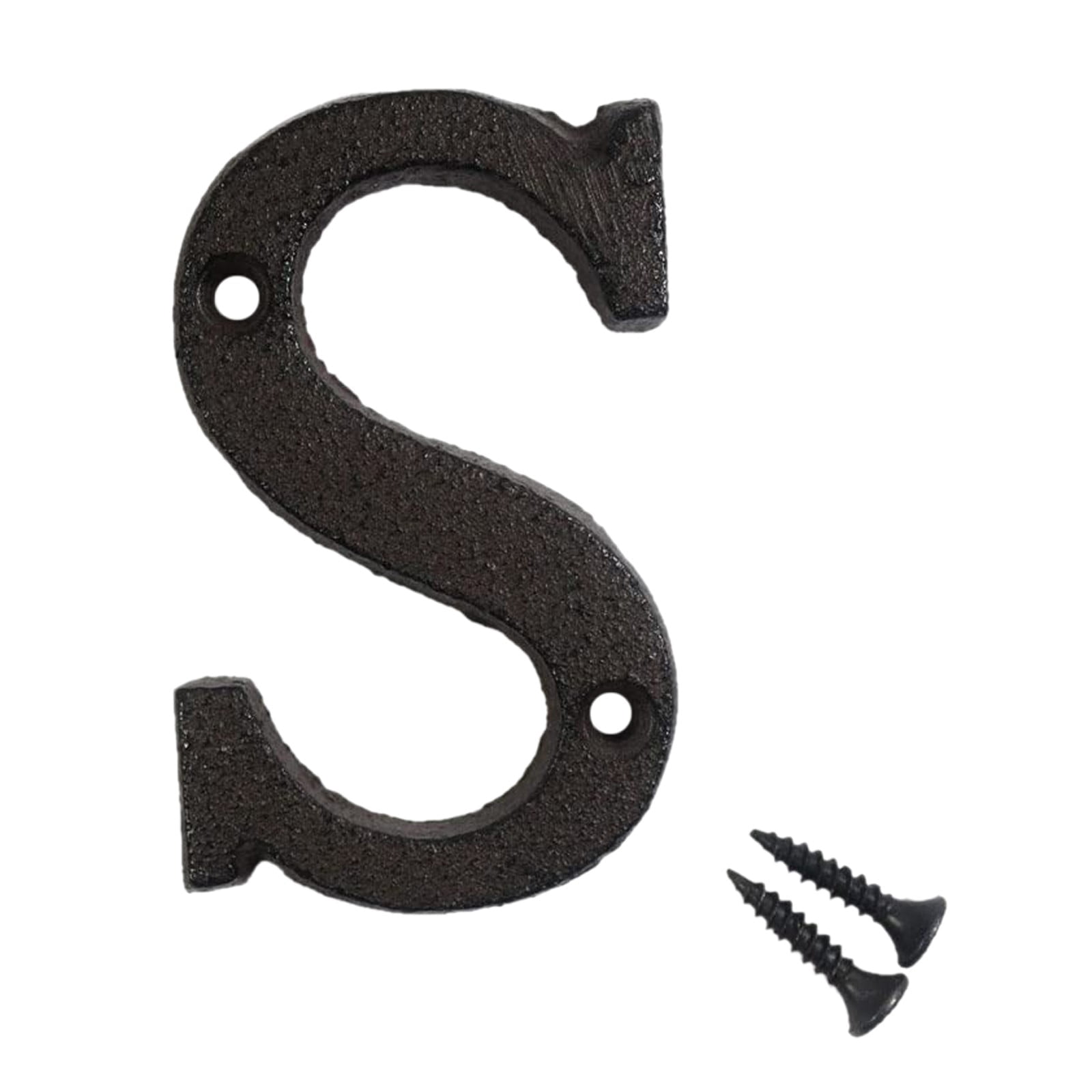 Wrought Iron Decorations Creative DIY House Number Casts Iron Metal ...