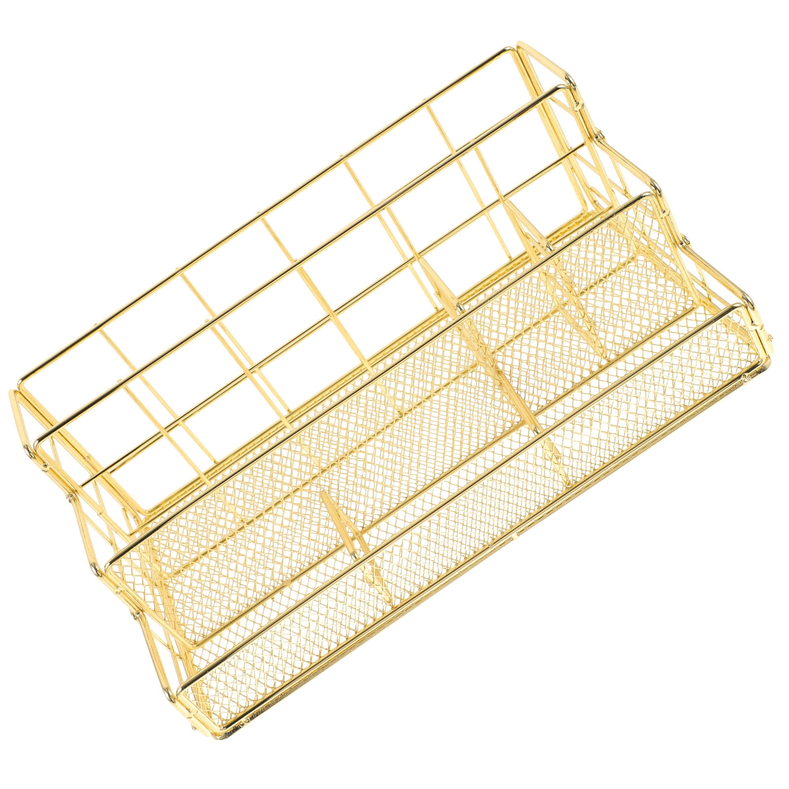 Wrought Iron Desktop Drawer Cosmetics Storage Organizer Office File ...