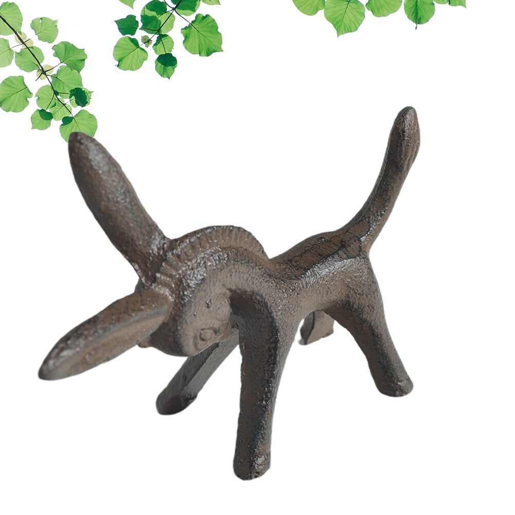 Wrought Iron Donkey Figures,Iron Donkey Figurine Accessory,Stubborn ...